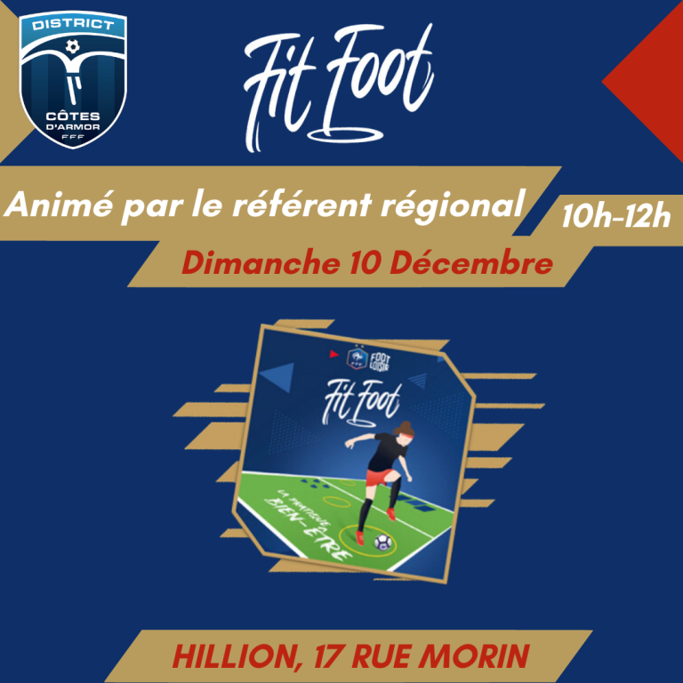 INITIATION FITFOOT – 10 Décembre 2023 – DISTRICT DE FOOTBALL DES COTES ...