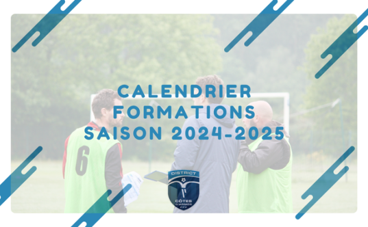 Le calendrier des formations 2024-2025 est disponible – DISTRICT DE ...